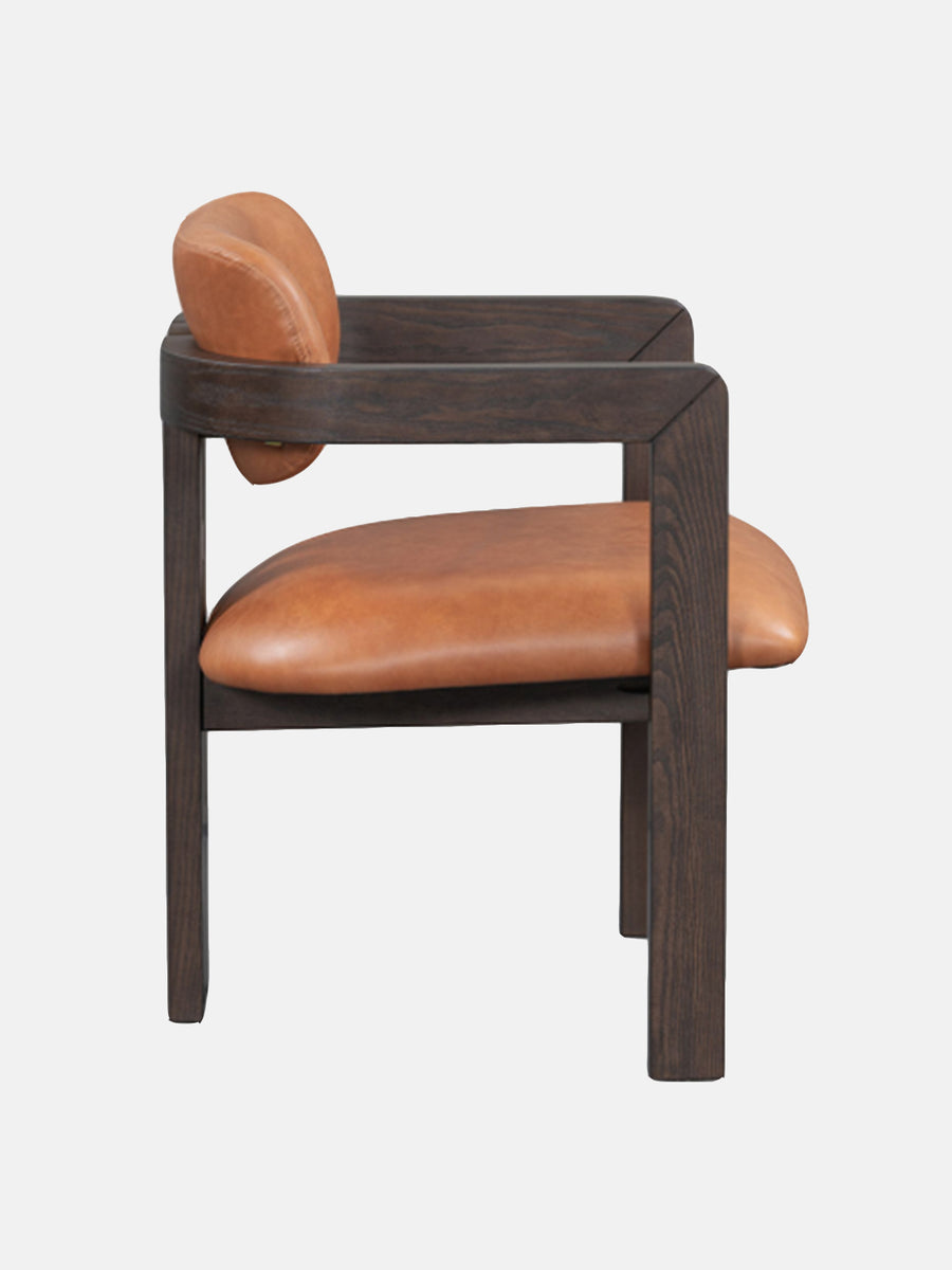 Martina Tan Arm Dining Chair – Celadon at Home