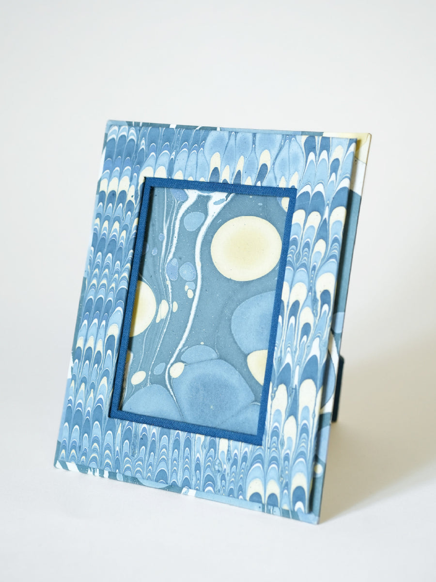 Marble Blue Mountain Table Top Picture Frame – Celadon at Home
