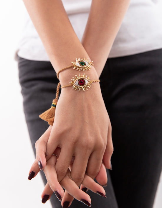 Mini Eye Bracelet in Beige – Celadon at Home