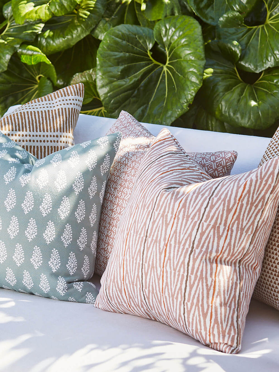 Fuji Papaya Outdoor Pillow – Celadon at Home