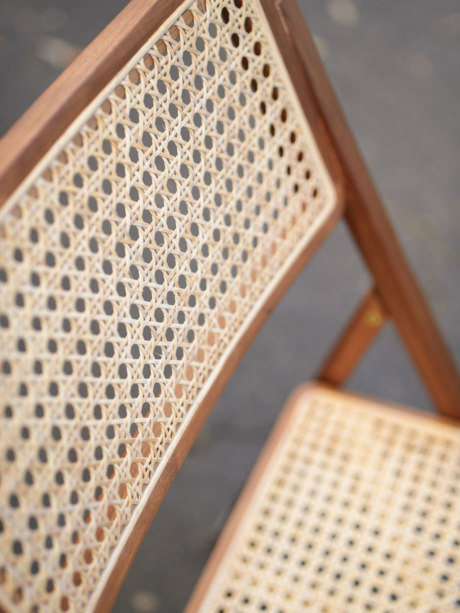 Rattan Folding Chair – Celadon at Home