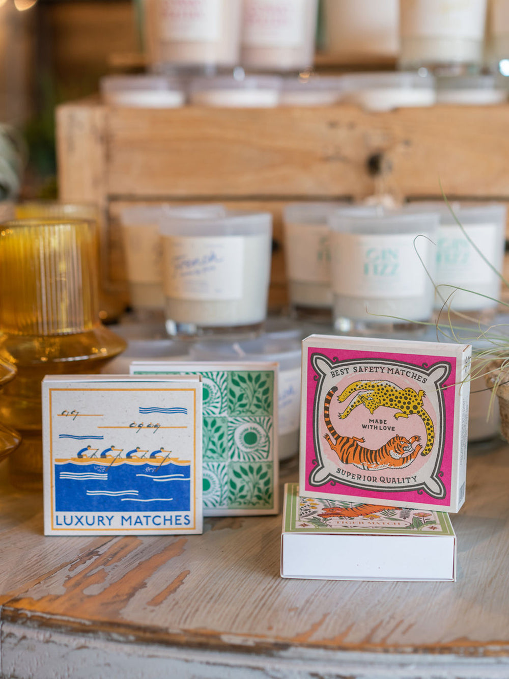 Giant Matchboxes – Celadon at Home